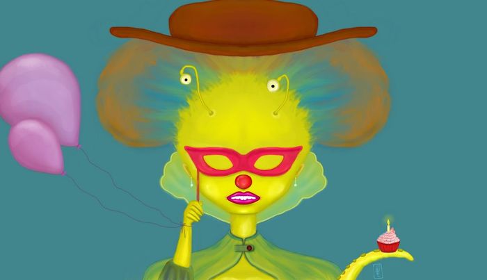 Иллюстрация alien | Illustrators.ru