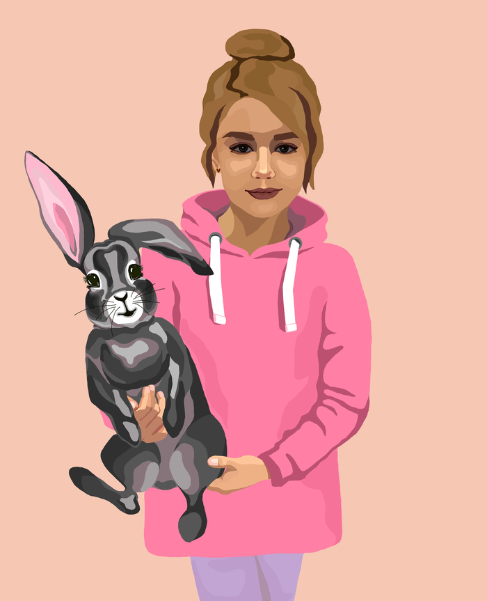 Иллюстрация Eva в стиле 2d, компьютерная графика | Illustrators.ru