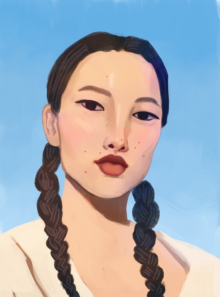 Иллюстрация portrait | Illustrators.ru