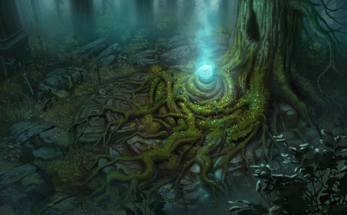 Иллюстрация Mystery Box в стиле 2d, cg, компьютерная графика