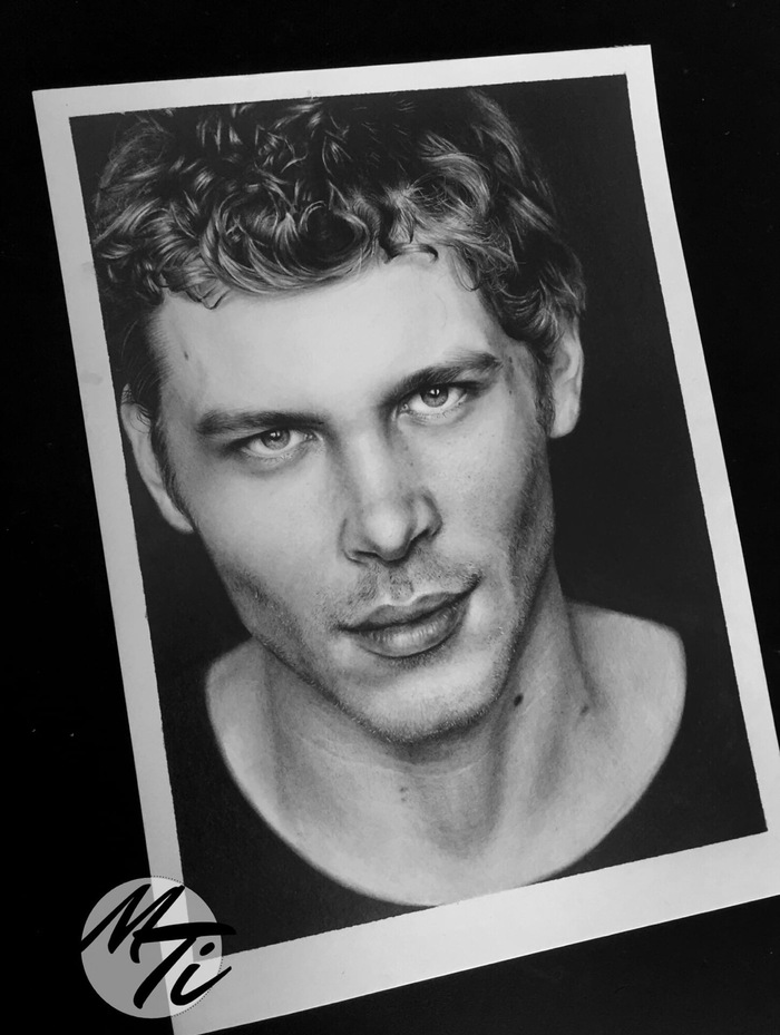 Иллюстрация Joseph Morgan portrait в стиле портрет