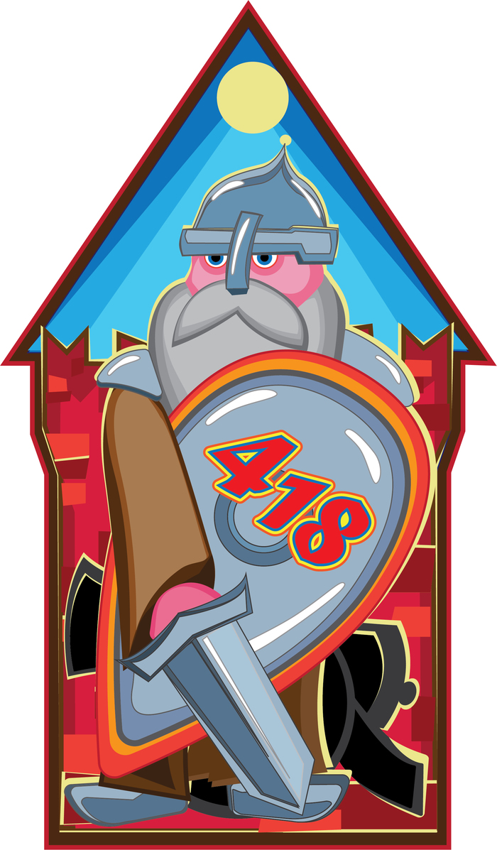 Иллюстрация Воин в стиле 2d | Illustrators.ru