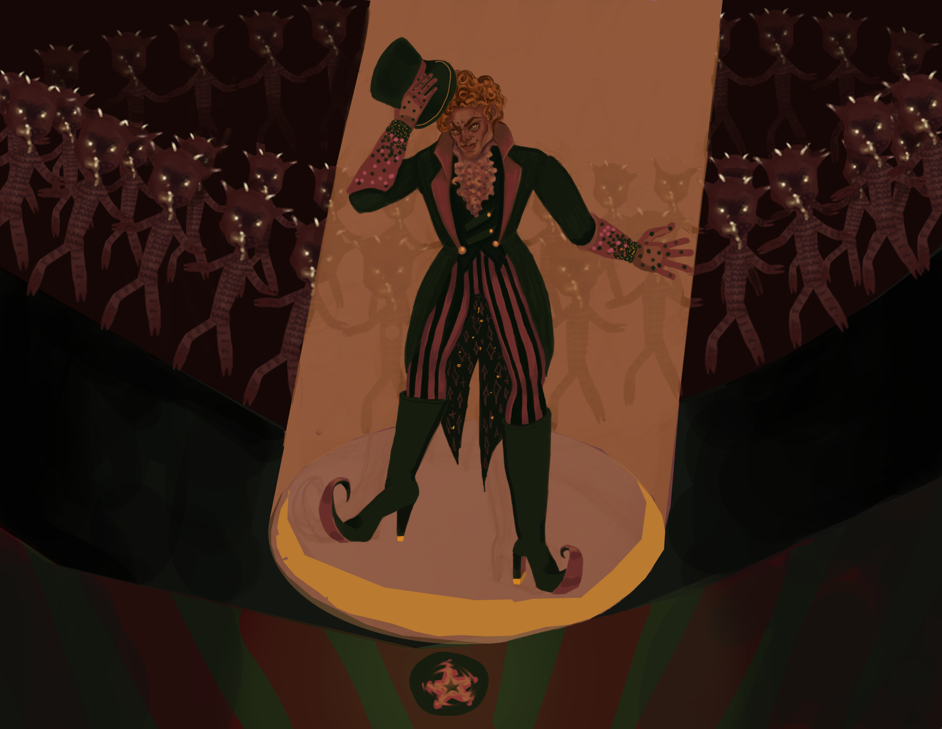 Иллюстрация The ring master | Illustrators.ru