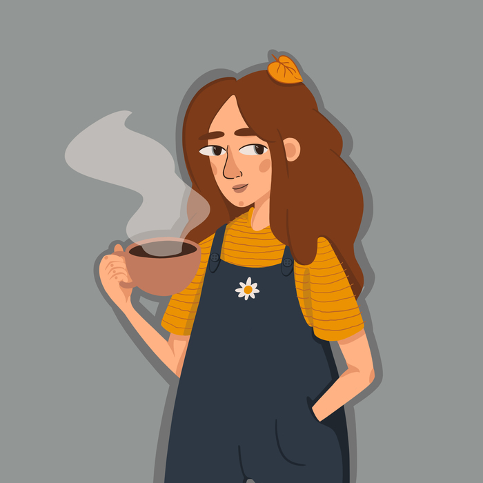 Иллюстрация Tea Time в стиле lifestyle, комикс, персонажи