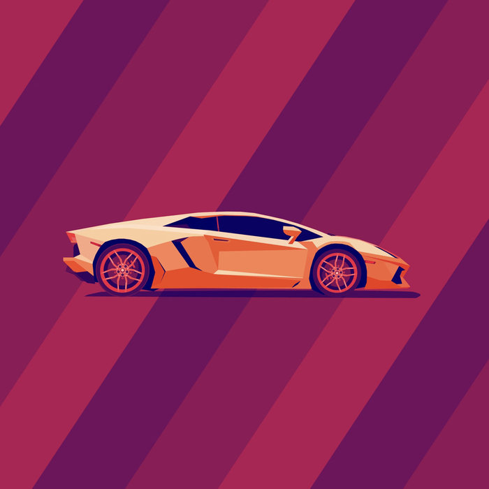Иллюстрация Supercar в стиле 2d | Illustrators.ru