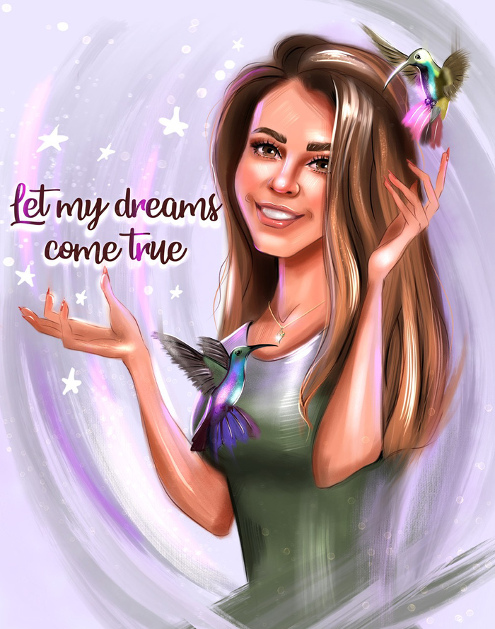 Иллюстрация Мечты сбываются в стиле 2d | Illustrators.ru
