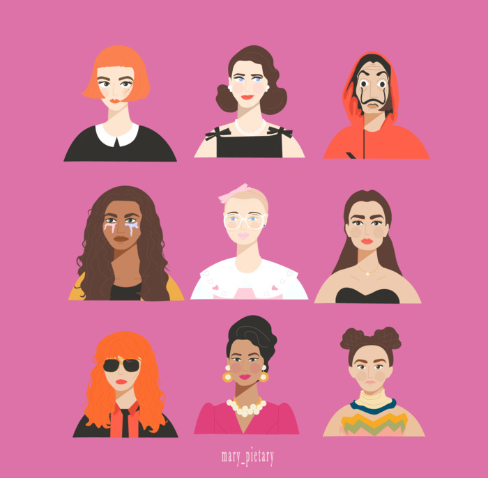 Иллюстрация Serials Netflix в стиле 2d | Illustrators.ru