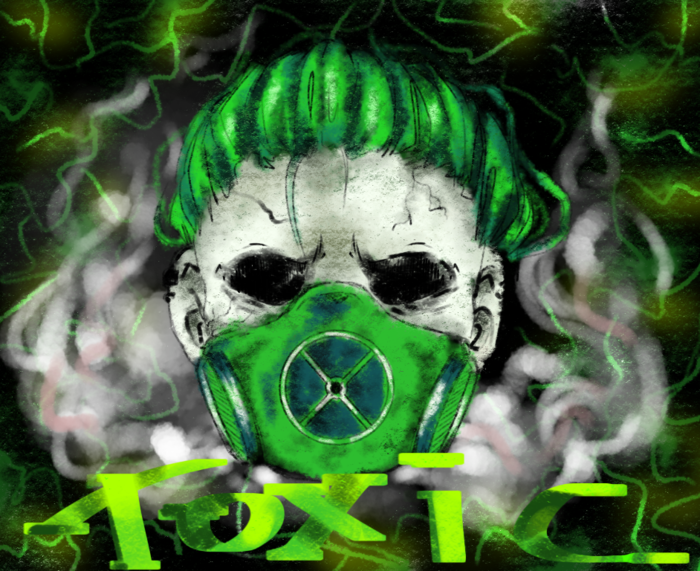 Иллюстрация Toxic в стиле 2d | Illustrators.ru