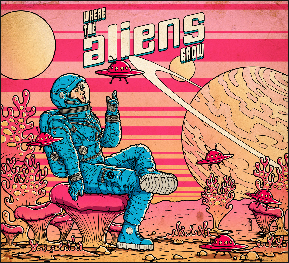 Иллюстрация Where the aliens grow | Illustrators.ru