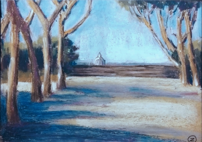 Иллюстрация Рим в стиле пейзаж | Illustrators.ru