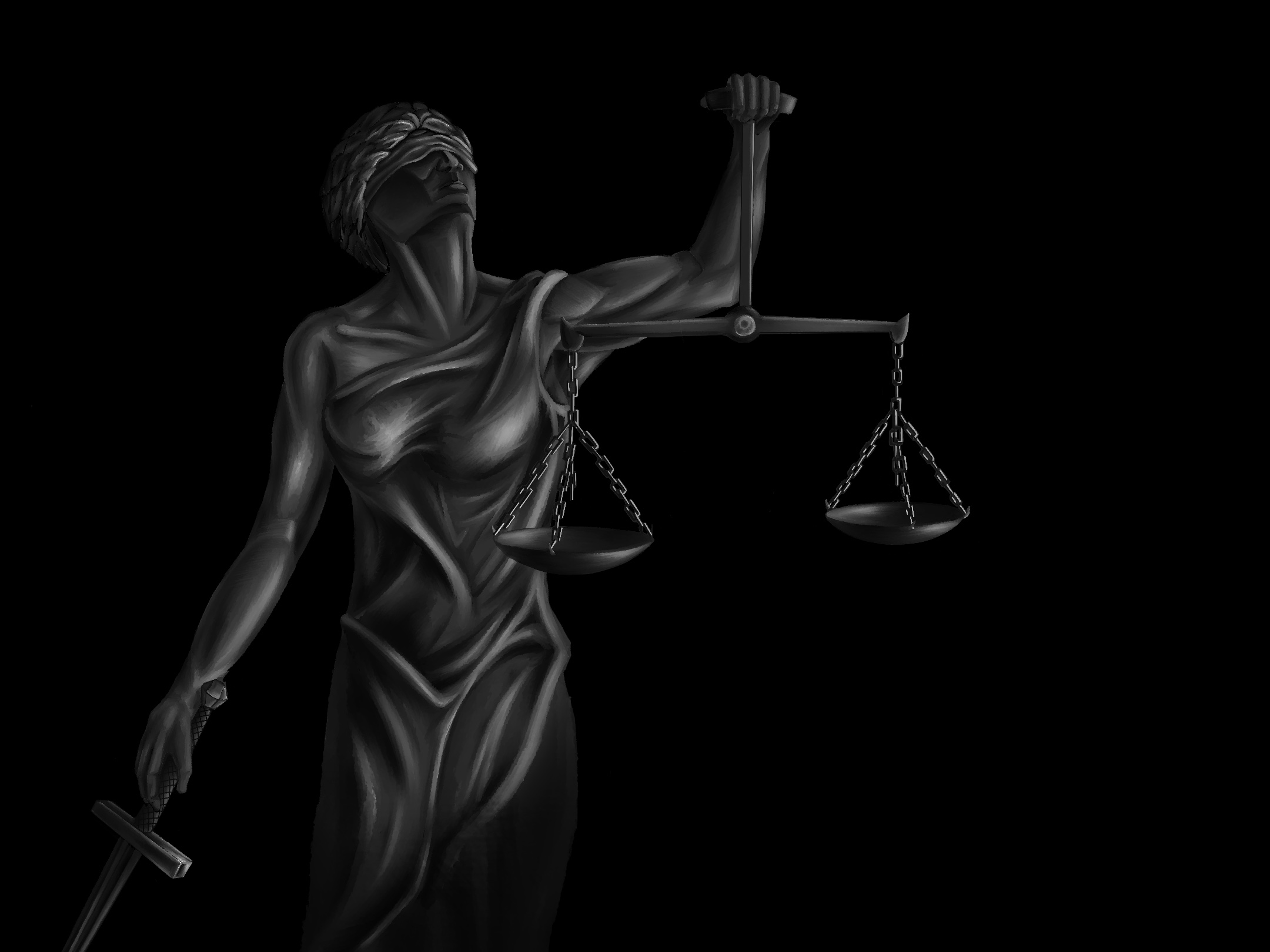 Иллюстрация Lady Justice в стиле 2d | Illustrators.ru
