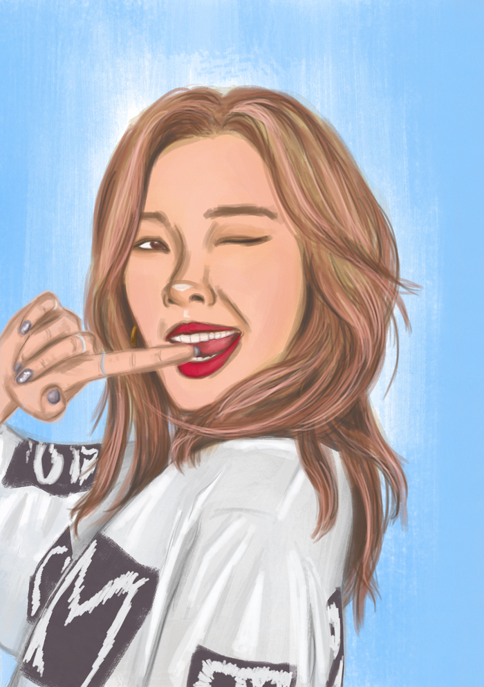 Иллюстрация Wheein в стиле персонажи | Illustrators.ru