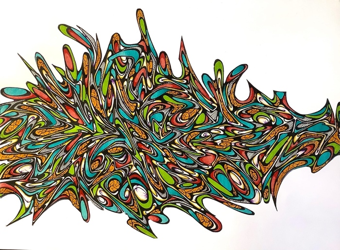 Иллюстрация - в стиле 2d, graffiti | Illustrators.ru