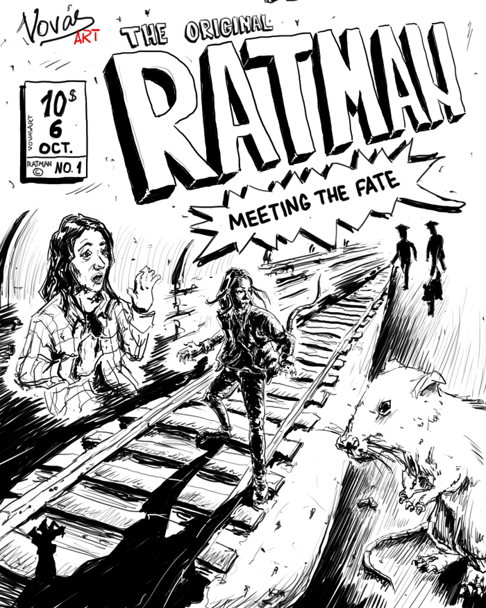 Иллюстрация Ratman в стиле анимационный, графика, комикс