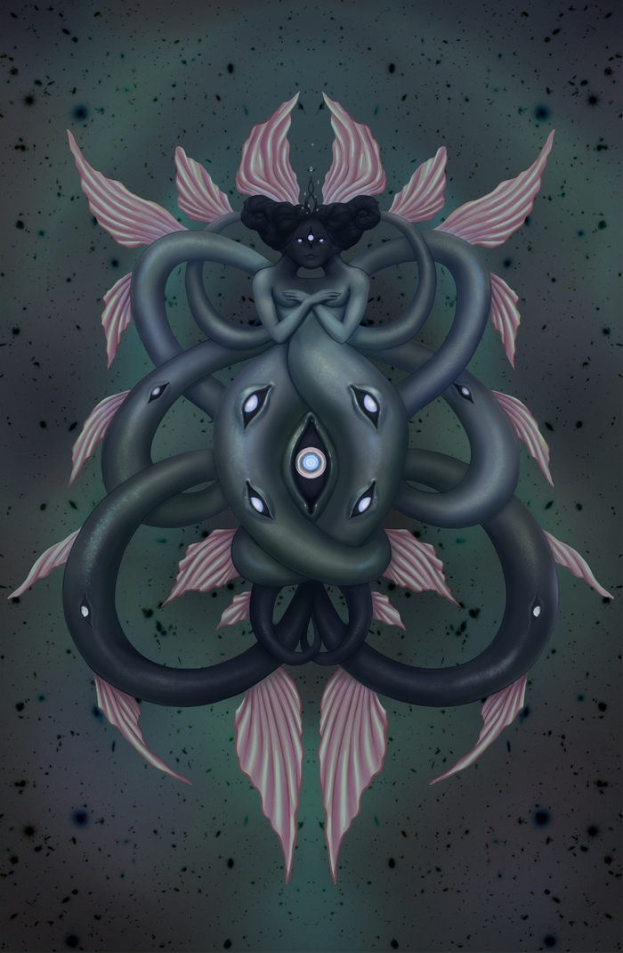 Иллюстрация Mermaid в стиле 2d, cg | Illustrators.ru