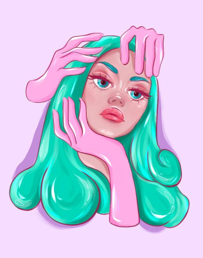 Иллюстрация Alien в стиле комикс | Illustrators.ru