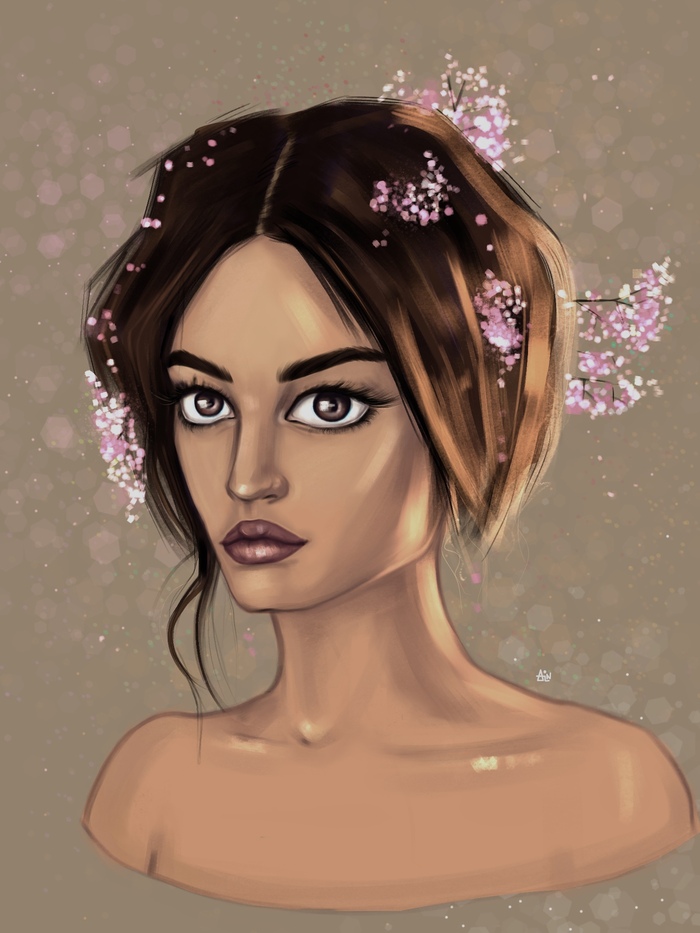 Иллюстрация Procreate portrait в стиле 2d | Illustrators.ru