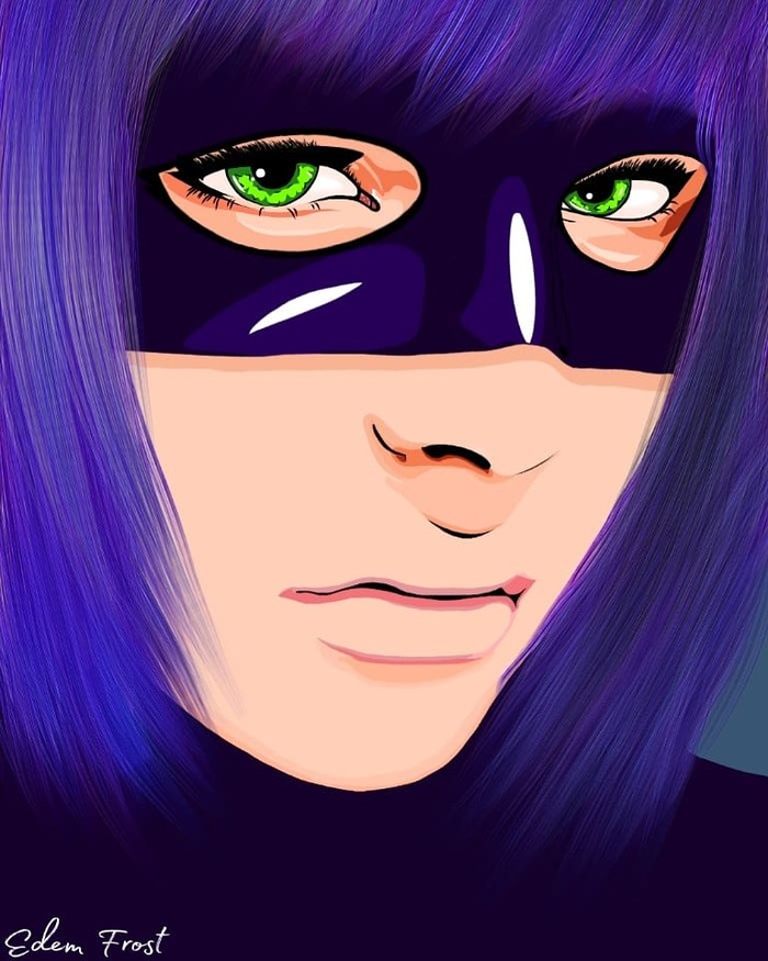 Иллюстрация Portrait in Pop-art style | Illustrators.ru