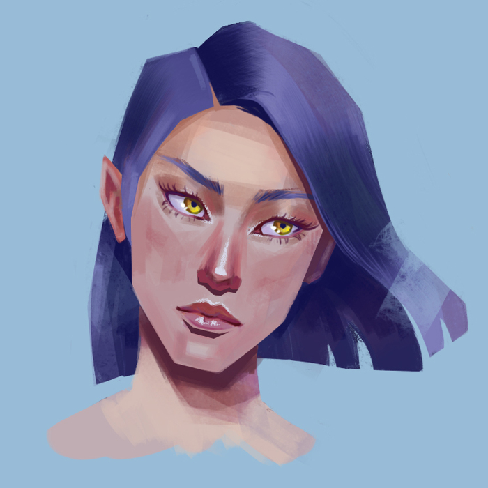 Иллюстрация Голова персонажа | Illustrators.ru