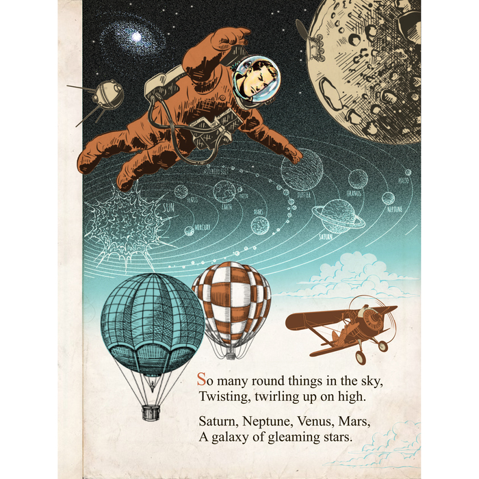 Иллюстрация I Found Something Round в стиле концептуальный