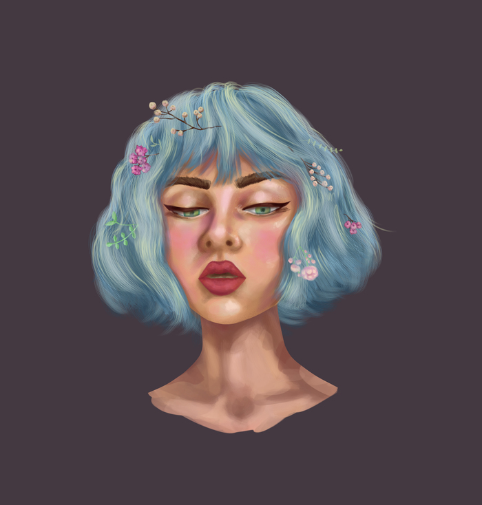 Иллюстрация Портрет на зака в стиле 2d | Illustrators.ru