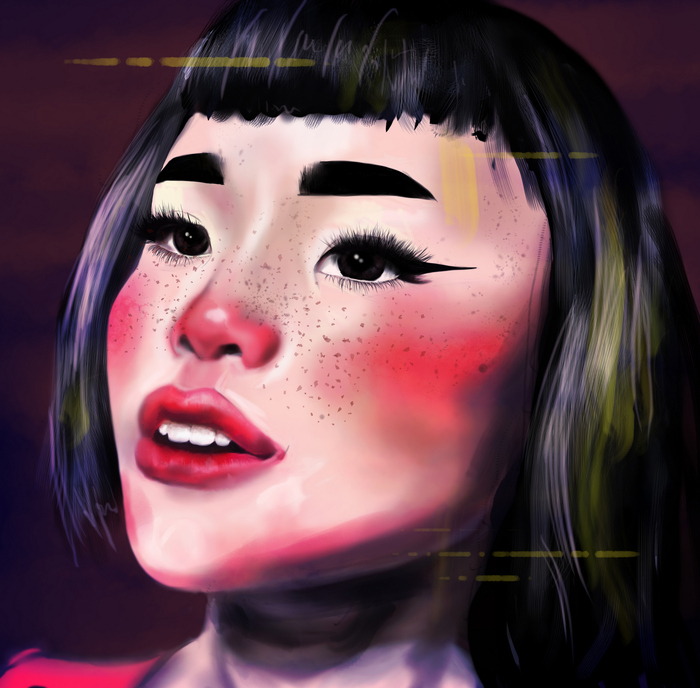 Иллюстрация BEAUTY в стиле 2d, графика, компьютерная графика