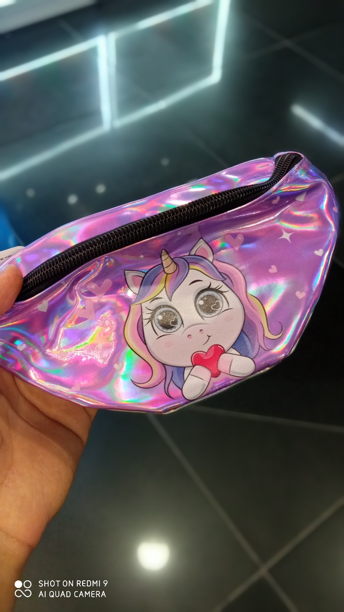 Иллюстрация Сумочка Единорожка в стиле 2d, детский, комикс