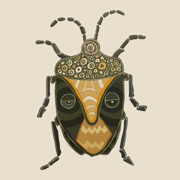 Иллюстрация bedbug в стиле 2d | Illustrators.ru