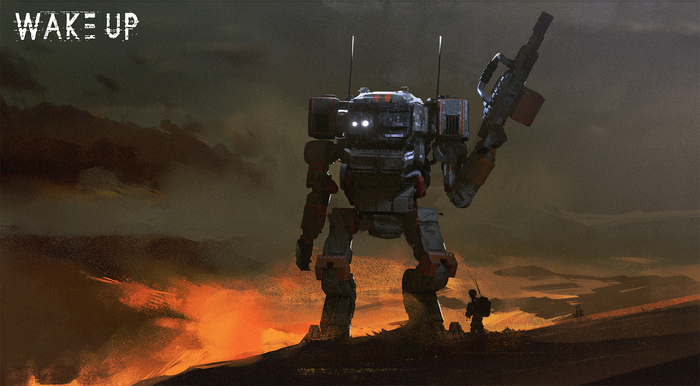 Иллюстрация Concept art Mech в стиле cg | Illustrators.ru