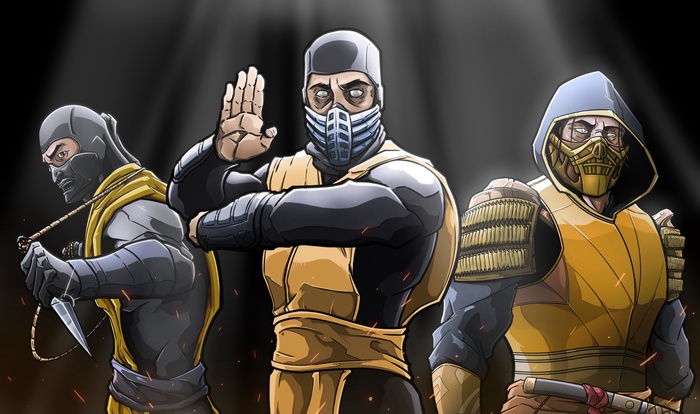 Иллюстрация Scorpions multiverse в стиле 2d | Illustrators.ru