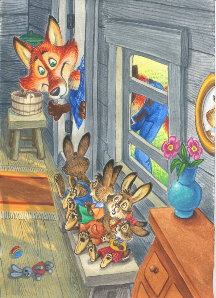 Иллюстрация Ути - пути... в стиле детский | Illustrators.ru