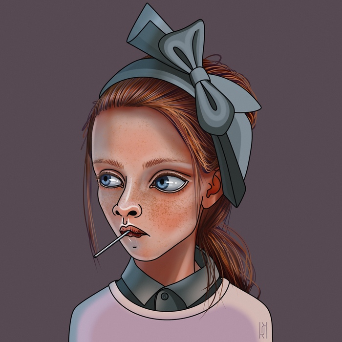 Иллюстрация Sweet girl в стиле 2d | Illustrators.ru