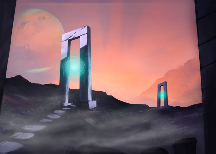 Иллюстрация Portal в стиле 2d | Illustrators.ru