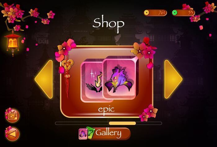 Иллюстрация Mahjong (interface) в стиле game dev | Illustrators.ru