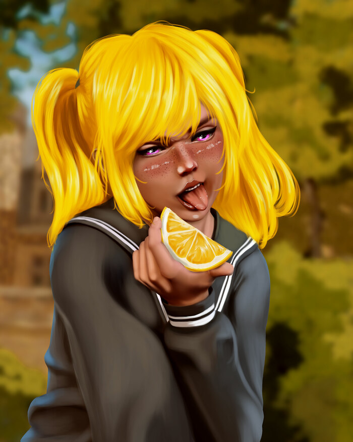 Иллюстрация wow, sour! в стиле 2d, cg | Illustrators.ru