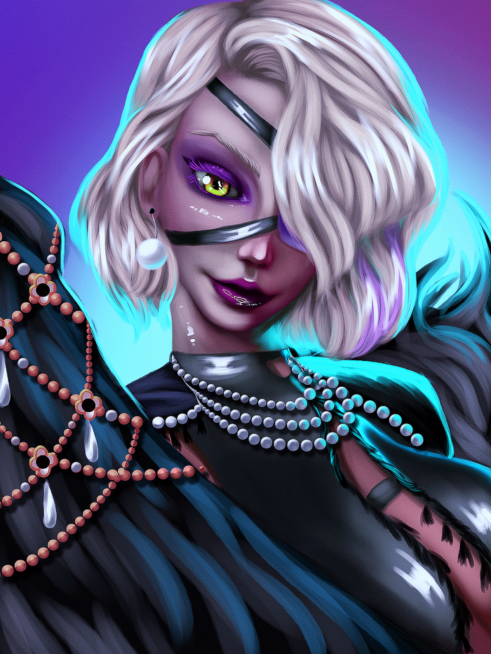 Иллюстрация Raven в стиле 2d, cg, game dev | Illustrators.ru