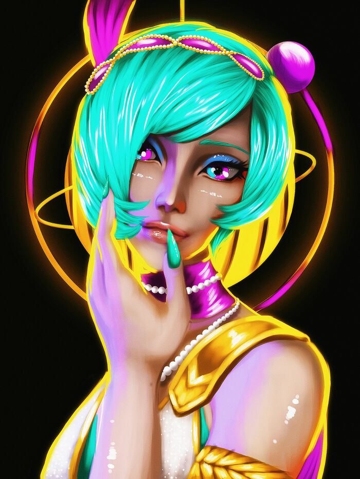 Иллюстрация Celine в стиле 2d, cg, game dev | Illustrators.ru