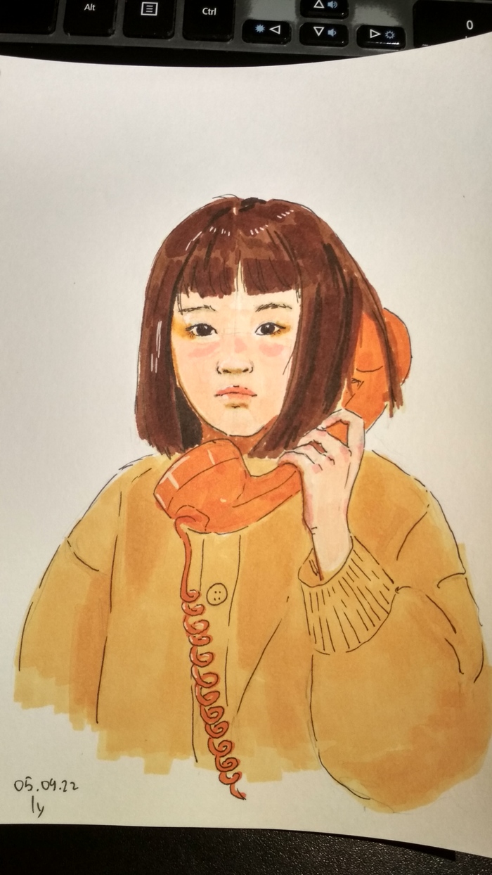 Иллюстрация Лу в стиле 2d, персонажи | Illustrators.ru