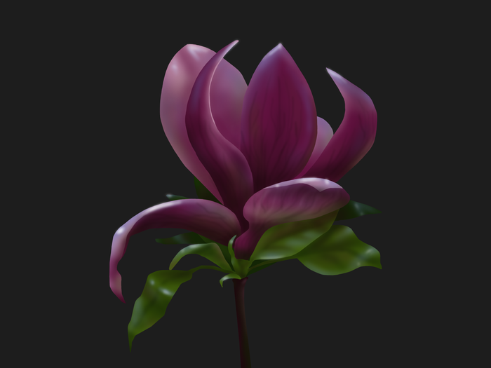 Иллюстрация Flower в стиле 2d, game dev, компьютерная графика