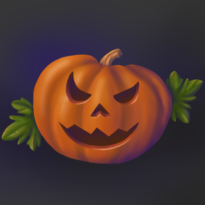 Иллюстрация Pumpkin в стиле 2d, game dev, компьютерная графика