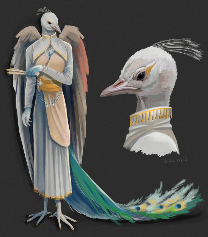 Иллюстрация Заказ на концепт персонажа для DnD в стиле персонажи