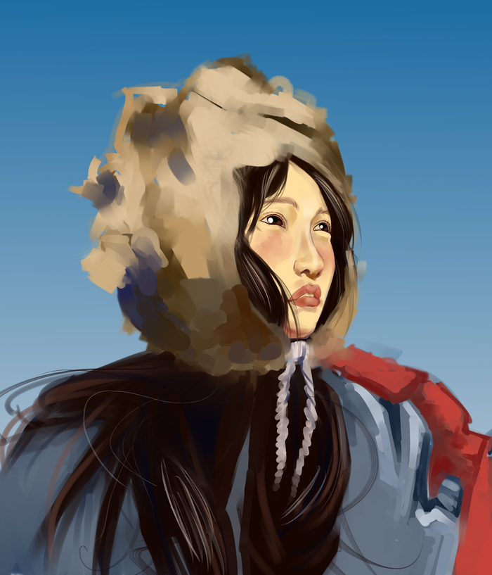 Иллюстрация портрет в стиле 2d | Illustrators.ru