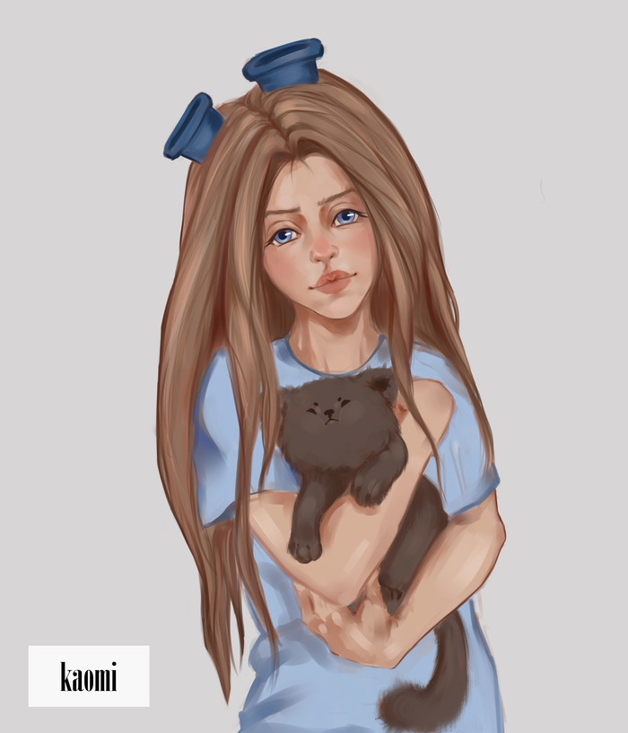 Иллюстрация портрет в стиле 2d | Illustrators.ru