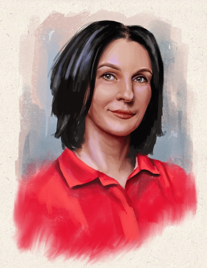 Иллюстрация Автопортрет в стиле реализм | Illustrators.ru