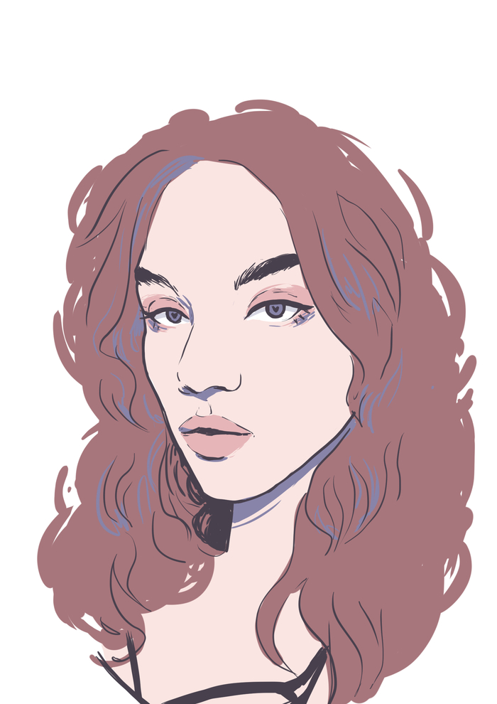 Иллюстрация соседка в стиле 2d | Illustrators.ru