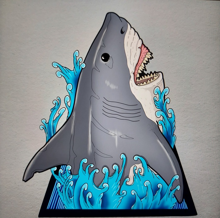 Иллюстрация Jaws в стиле 2d | Illustrators.ru