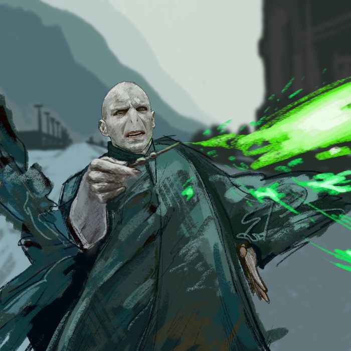 Иллюстрация Lord Voldemort в стиле персонажи, скетчи