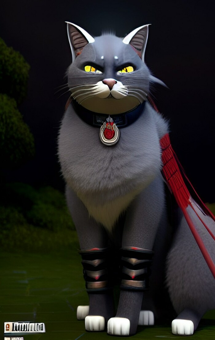Иллюстрация SuperCat в стиле 3d | Illustrators.ru