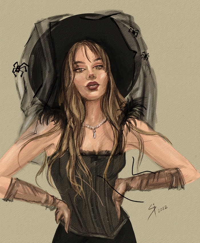 Иллюстрация Ведьмочка TWO | Illustrators.ru