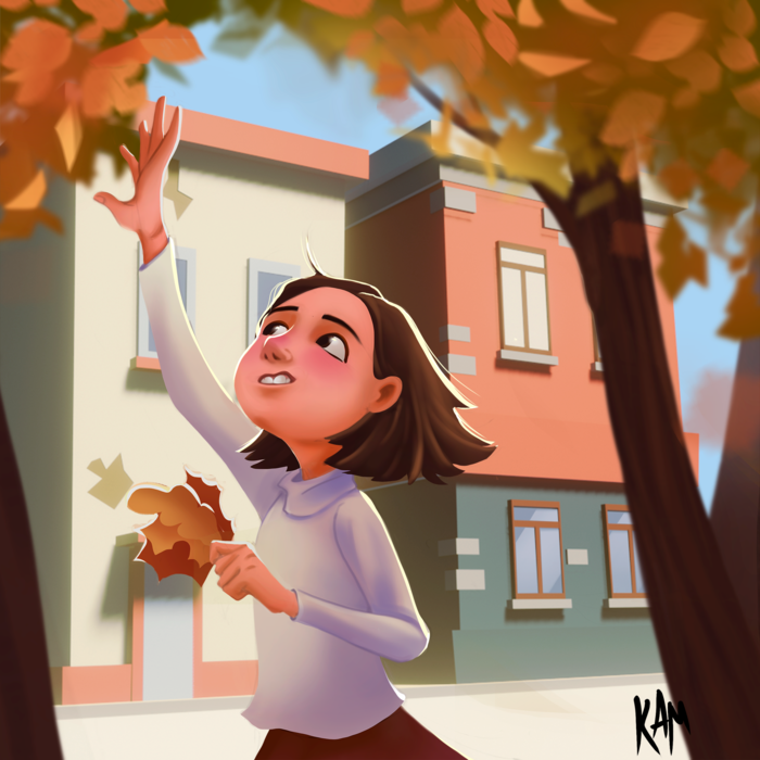 Иллюстрация Осень... в стиле 2d, 3d | Illustrators.ru